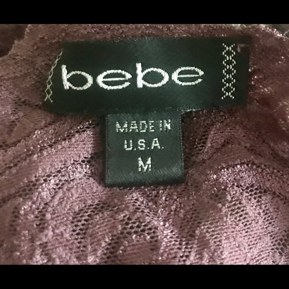 bebe | Tops | Bebe Lacy Halter Top | Poshmark